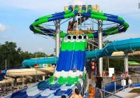 China Octopus Slide - 6 Racing Lanes Multi-Lane Water Slide with Customizable Platform and Mat Riding for sale