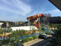 China 18m High Fiberglass Sky Pit Slide with 12m Super Bowl and 4-Person Raft Thrill Ride for sale