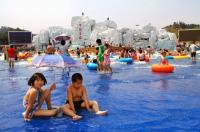 China Fiberglass Resort Waterpark Project , Giant Slides Rides Projects for Water Park for sale