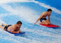 China Customized Flow Rider Wave Fiberglass Surfing Machine Amusement  for Water Park for sale