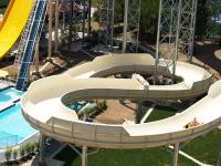 China Family Fun Aqua Park Equipment , Large Water Slides Capacity For 720 Riders Per Hour for sale