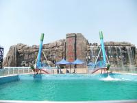 China Commercial funny free fall fiberglass water slide for water theme parks for sale