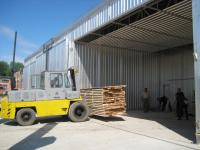 China 220V / 380V Hot Air Wood Dryer Low Power Consumption 20-200m3 for sale