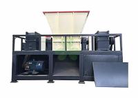 China Industrial Municipal Solid Waste Shredder Machine / Two Shaft Shredder 11×2KW for sale