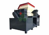 China PC Auto Control Double Shaft Shredder Machine For Steel / Iron / Aluminum Profile for sale