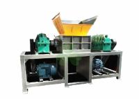China PC Auto Control Double Shaft Shredder Machine For Steel / Iron / Aluminum Profile for sale