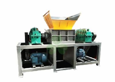 China PC Auto Control Double Shaft Shredder Machine For Steel / Iron / Aluminum Profile for sale