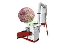 China Energy Saving Grass Crusher Machine / Industrial Wood Pallet Crusher 4pcs Blades for sale
