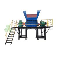 China 2 Knives Single Shaft Shredder Machine For Aluminum Scrap Metal Low Loise for sale