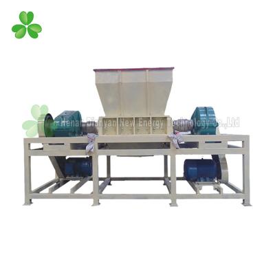China Plastic Bottles Double Shaft Shredder Machine With 26PCS Knives High Output for sale