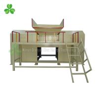 China Four Shaft Used Tire Shredder , Truck Tyre Shredder Driven By Double Hydraulic Motors for sale