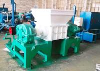 China PC Auto Control Commercial Tire Shredder / Tire Crushing Equipment CE Certificated for sale