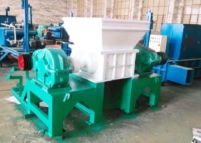 China PC Auto Control Commercial Tire Shredder / Tire Crushing Equipment CE Certificated for sale