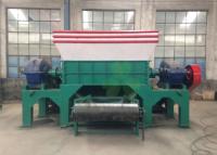 China Φ300×30 Knife Size Twin Shaft Shredder / Waste Rubber Shredder Machine 11 Ton for sale