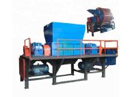 China Two Shaft Waste Plastic Shredder Machine With Φ400×40 Knife Size 45×2KW for sale