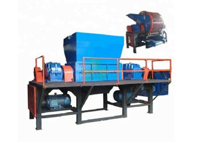 China Two Shaft Waste Plastic Shredder Machine With Φ400×40 Knife Size 45×2KW for sale