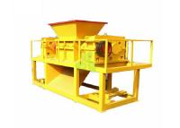 China Silent Plastic Film Shredder Machine , Twin Shaft Plastic Scrap Shredder for sale