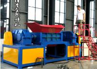 China High Output Tire Recycling Plant Car Tyre Shredder Machine Φ400×40mm Knife Size for sale