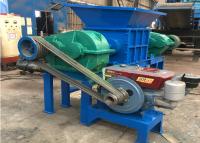 China High Output Tire Recycling Plant Car Tyre Shredder Machine Φ400×40mm Knife Size for sale