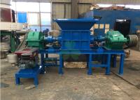China PC Auto Control Waste Pvc Shredder Machine / PVC Crusher Machine Twin Shaft for sale