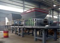 China PC Auto Control Waste Pvc Shredder Machine / PVC Crusher Machine Twin Shaft for sale