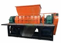 China Double Shaft Industrial Shredder Machine For Plastic Waste Container Low Noise for sale