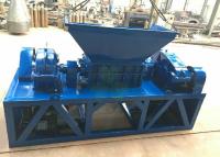 China Multipurpose Four Shaft Shredder Waste Plastic Recycling Machine 24pcs Blades for sale