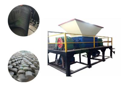 China Four Shaft Waste Wood Shredder Machine With 4-5t/H Capacity Low Noise for sale