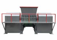 China High Power Waste Tire Shredder Tire Mulcher Shredder 2 Shaft Design for sale