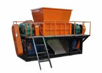 China High Power Waste Tire Shredder Tire Mulcher Shredder 2 Shaft Design for sale