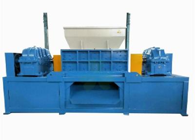 China High Power Steel Scrap Shredder Machine , Oil Filter Shredder Double Shaft for sale