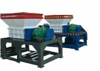 China Electrical Metal Crusher Machine Twin Shaft Type Environmentally Friendly for sale