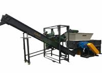 China 2 Shaft Scrap Aluminum Shredder Equipment With 50pcs Blades CE Certification for sale