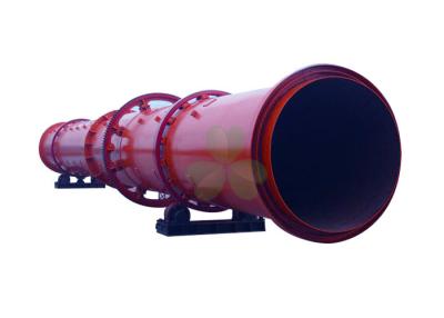 China Heavy Duty Rotary Drum Dryer Machine For Grass / Fertilizers 10000mm Shell Length for sale