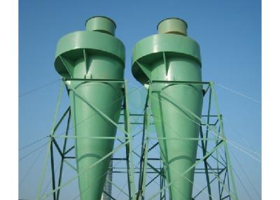 China Green Color Metal Cyclone Dust Collector Filter For Pharmaceutical / Food Industrial for sale