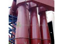 China Red Cyclone Dust Separator Collector / Cement Dust Collector Filter Long Using Life for sale