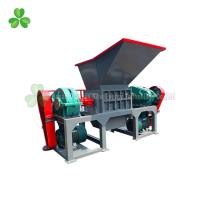China High Output Wood Pallet Shredder Double Shaft 55Crsi Blade Material for sale