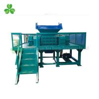 China Yellow Dual Shaft Shredder / Garbage Shredder Machine 2 Tons / Hour Capacity for sale