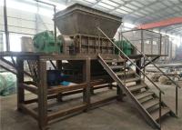 China Hospital Waste Shredder Machine Double Shaft Garbage Disposal Plant for sale