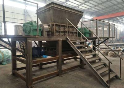 China Hospital Waste Shredder Machine Double Shaft Garbage Disposal Plant for sale