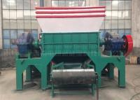 China Two Shaft Car Tire Recycling Plant Waste Tyre Recycling Mchine Custom Color for sale