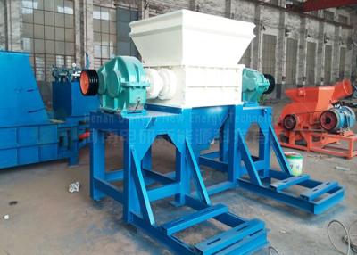 China 40 Tons Capacity Twin Shaft Plastic Shredder E Waste Scrap Metal Recycling Machine for sale