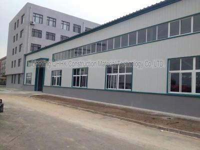 China High Strength Steel Structure Warehouse Customized Size With Sliding Door for sale