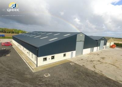 China Agricultural Steel Buildings , Steel Framed Farm Buildings With Ventilation System for sale