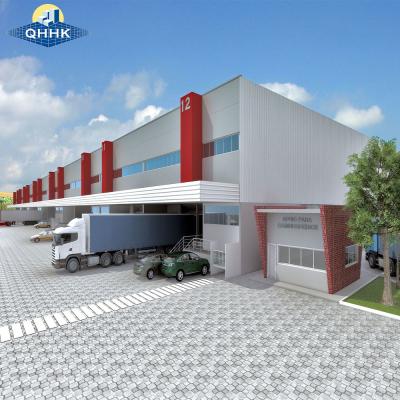 China Corrosion Resistance Steel Structure Warehouse ISO / WSF for sale