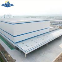China Color Customization Structural Steel Warehouse With Unloading Canopy for sale