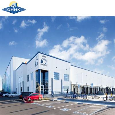 China GB Q355B Prefabricada Industrial Steel Warehouse For Cargo Storage for sale