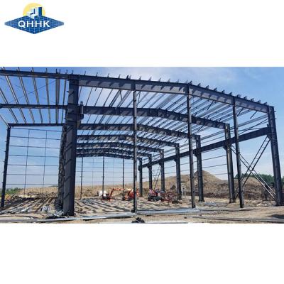 China Wide Span Modular Supply Metal Building Warehouse With Sandwich Panel for sale