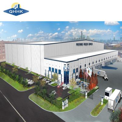 China En Steel Structure Warehouse Color Sheet Or Sandwich Panel Wall Long Span for sale