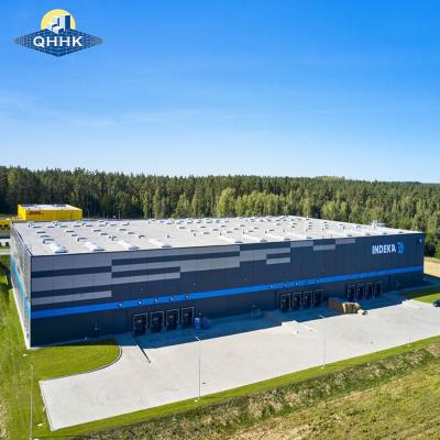 China Galvanized Multi Storey Steel Structure Industrial Warehouse Q235 Q345 for sale